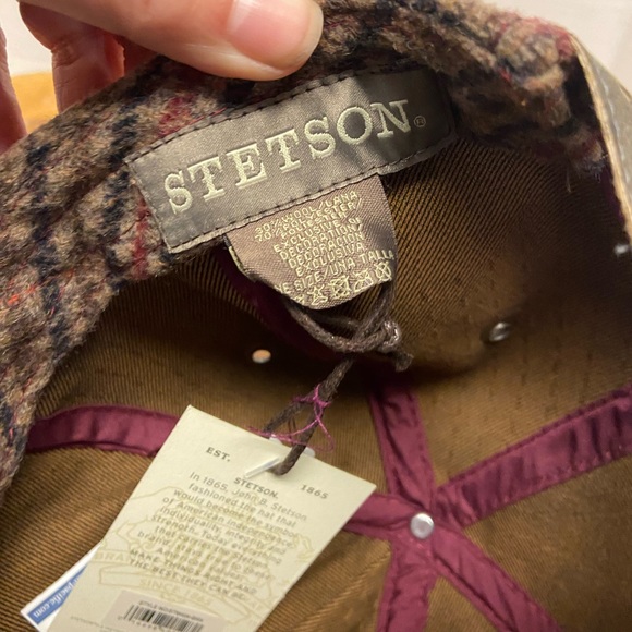 Stetson | Accessories | Stetson Vintage Wool Blend With Distressed Faux ...
